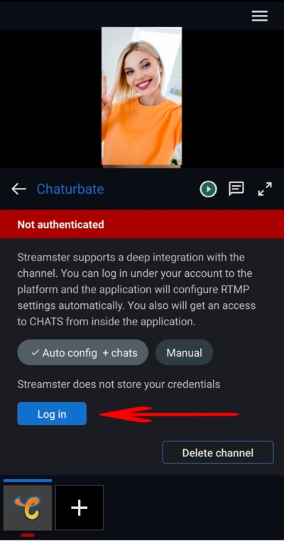 Manual: How to stream on Chaturbate?
