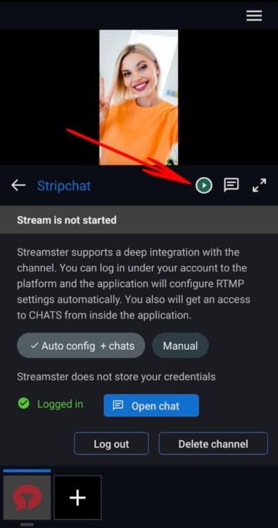 Manual: How to broadcast on StripChat? | Streamster