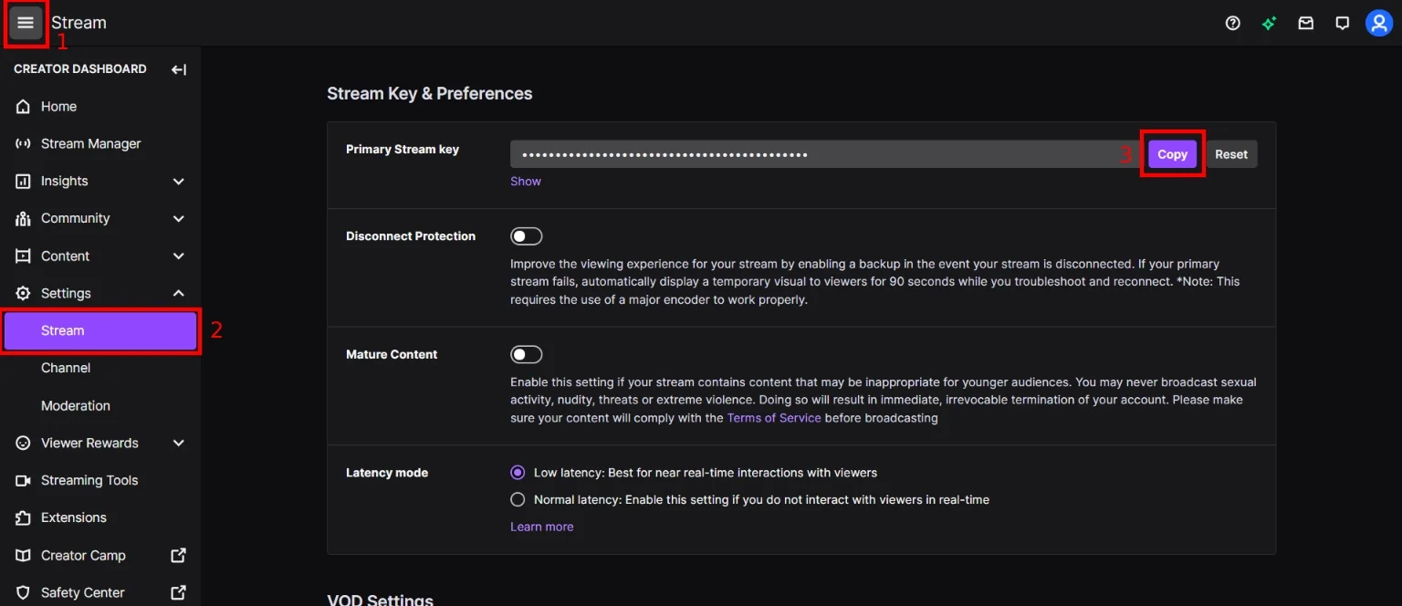 Manual: How to Broadcast to Twitch With Streaming Software | Streamster